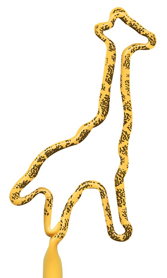 Giraffe Pen Full Body | Shaped Pens