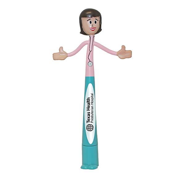 Health Care Professional Bend A Pen Female | Personalized Pens