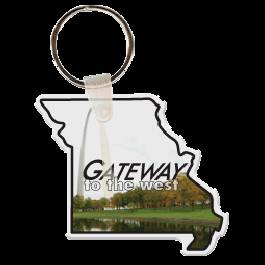 Missouri State Shaped Promotional Customized Keychain, Personalized ...