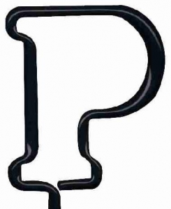 Letter P Pen | Shaped Pens