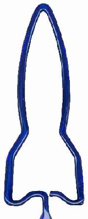 Rocket Ship Pen 2 | Shaped Pens