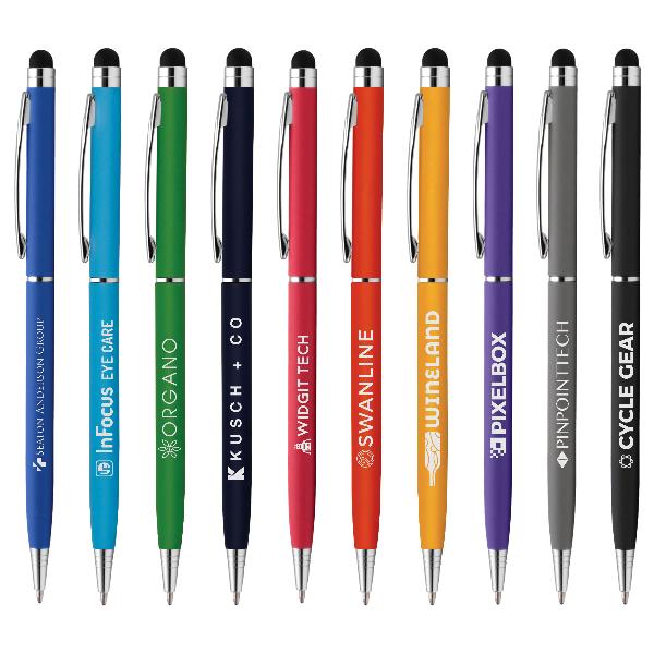 Soft Touch Stylus Pen | Imprinted Pens | FRO-44KTI