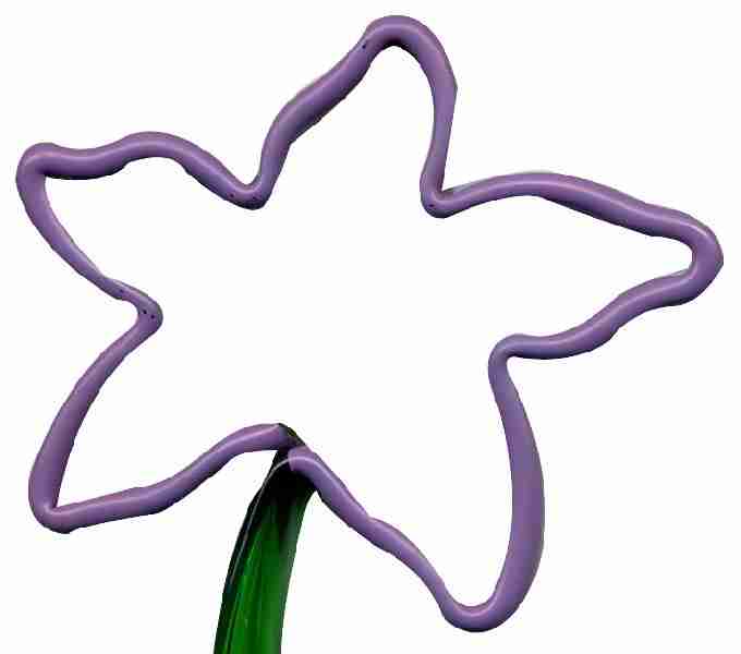 Violet Flower Pen | Shaped Pens | Mulri Color